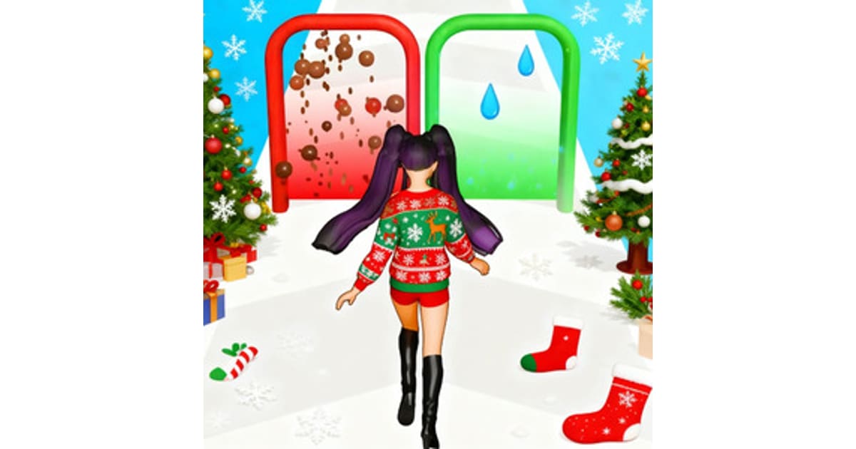 Build A Queen - Christmas Beauty Parkour Game Online